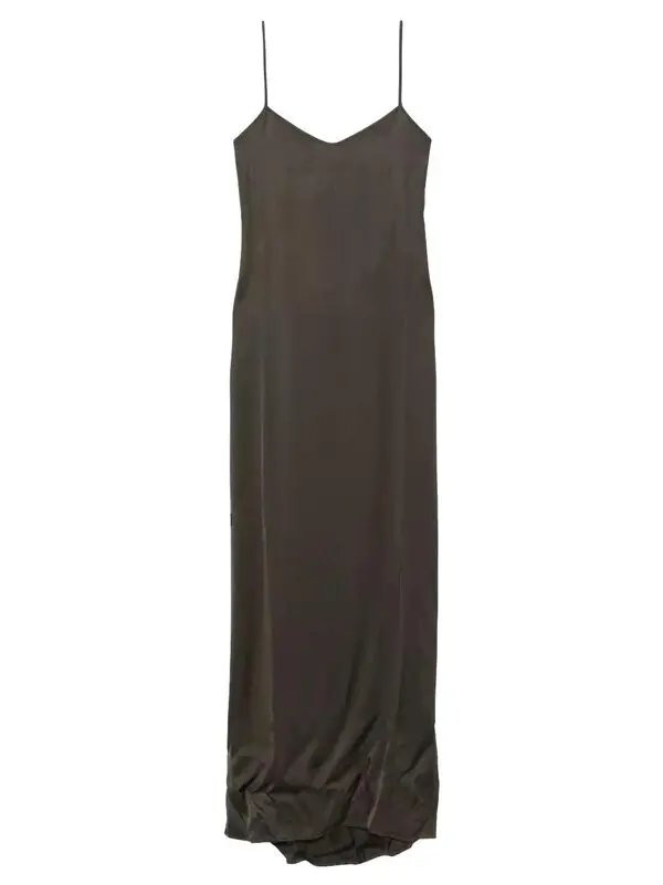 Andrea Ya'aqov Open-back Maxi Dress - Brown