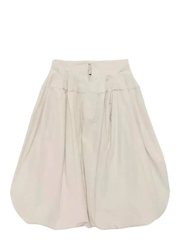 Toga Shrink Twill Skirt - Neutrals