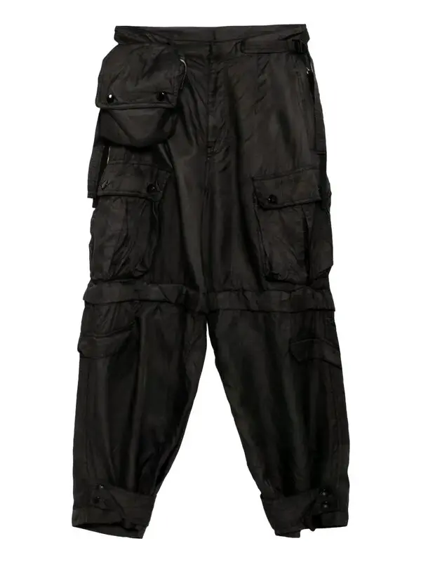 Toga Cargo Trousers - Black