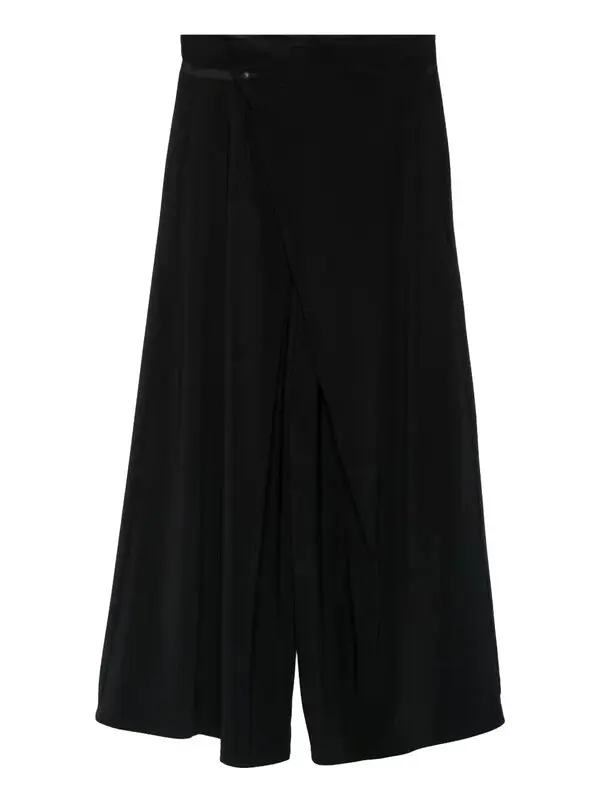 Andrea Ya'aqov Wide Leg Trousers - Black