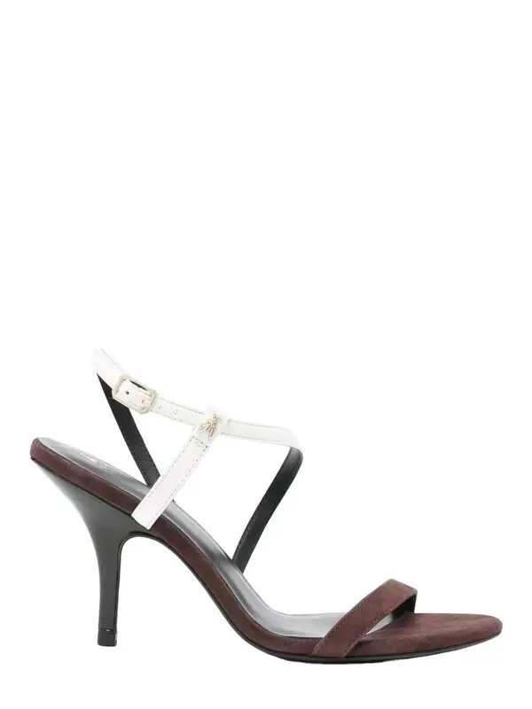 Patrizia Pepe 90mm Leather Sandals - Brown