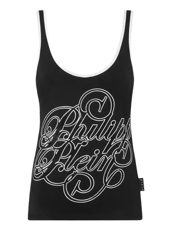 Philipp Plein Signature Tank Top - Black