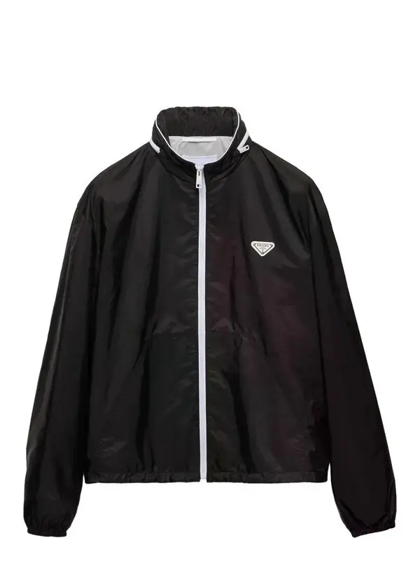 Prada Logo-triangle Jacket - Black
