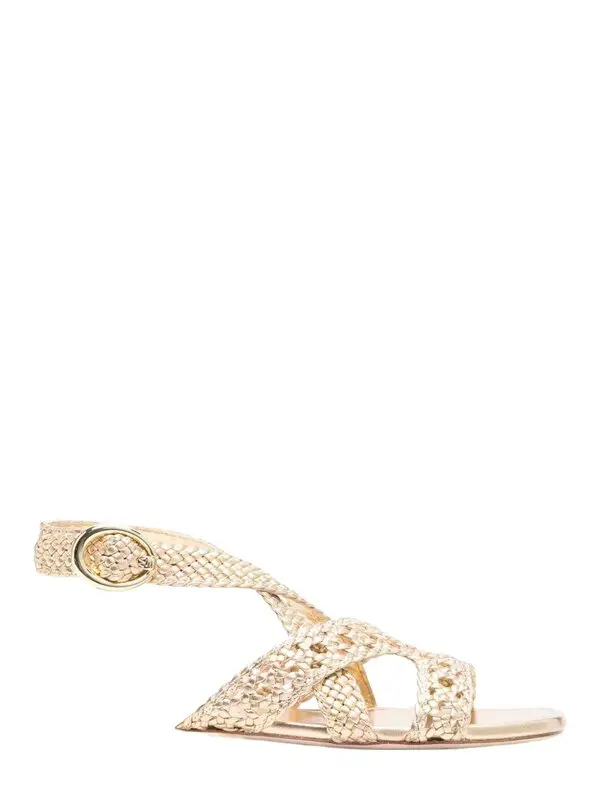 STUART WEITZMAN Thea Sandals - Gold