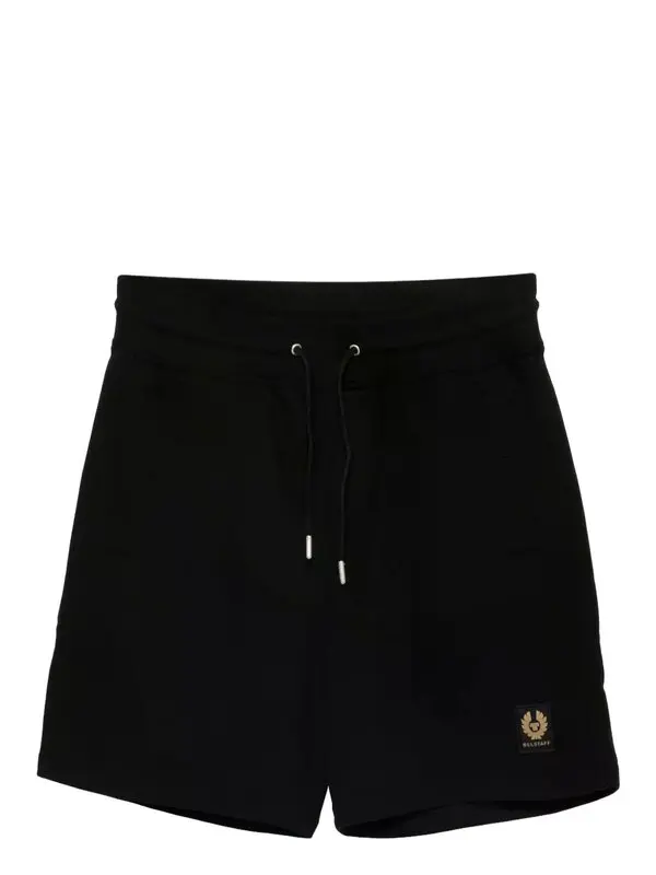Belstaff Logo-patch Shorts - Black