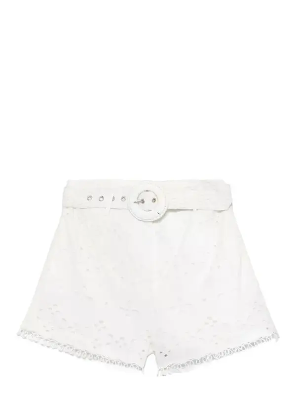 Hemant & Nandita Adya Shorts - White