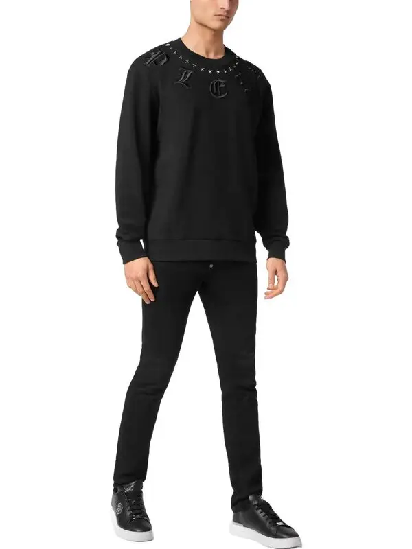 Philipp Plein Gothic Plein Sweatshirt - Black