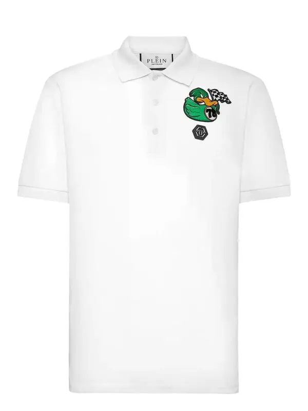 Philipp Plein Duck Polo Shirt - White