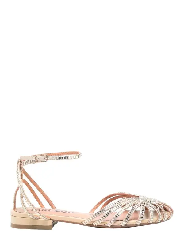 BIBI LOU Serabi Embellished Sandals - Neutrals
