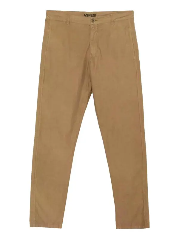 Aspesi Tapered Chinos - Brown