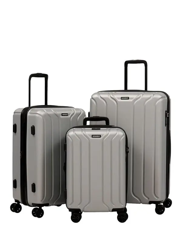 NONSTOP Luggage Set With Packing Cubes - Silver