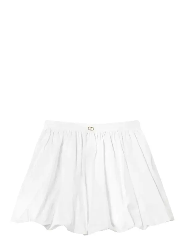 TWINSET Cotton-blend Mini Skirt - White