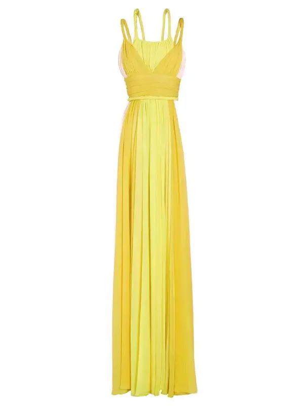 Giambattista Valli Layered Dress - Yellow