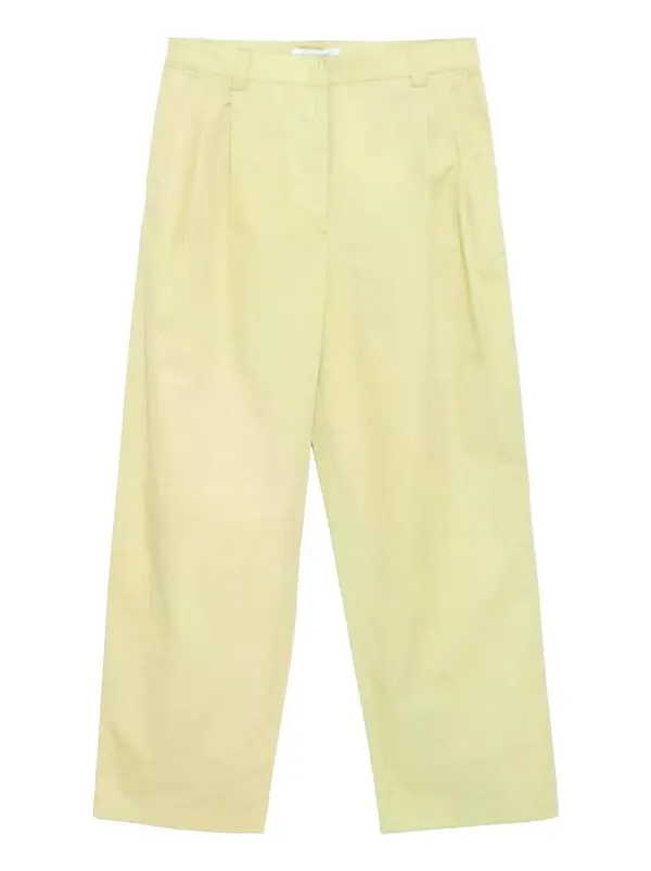 Maison Kitsuné Casual Pleated Trousers - Green