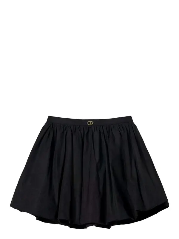 TWINSET Cotton-blend Mini Skirt - Black