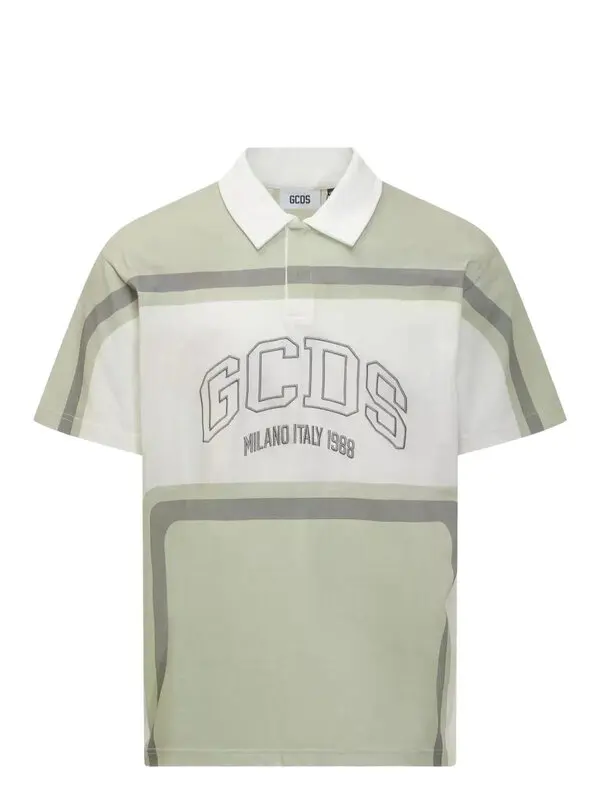 Gcds Logo Polo Shirt - Green