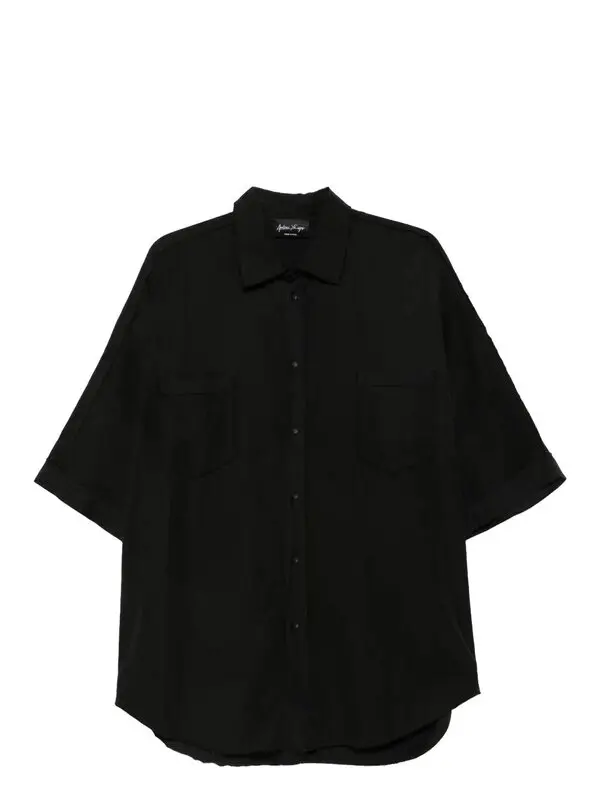 Andrea Ya'aqov Cotton Shirt - Black