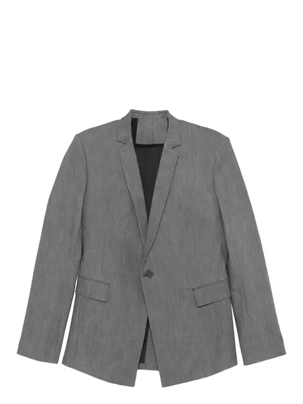 Boris Bidjan Saberi Single-breasted Blazer - Grey