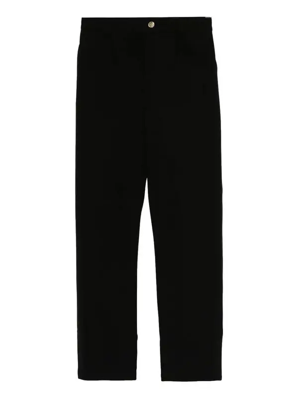 FAY Straight-leg Trousers - Black