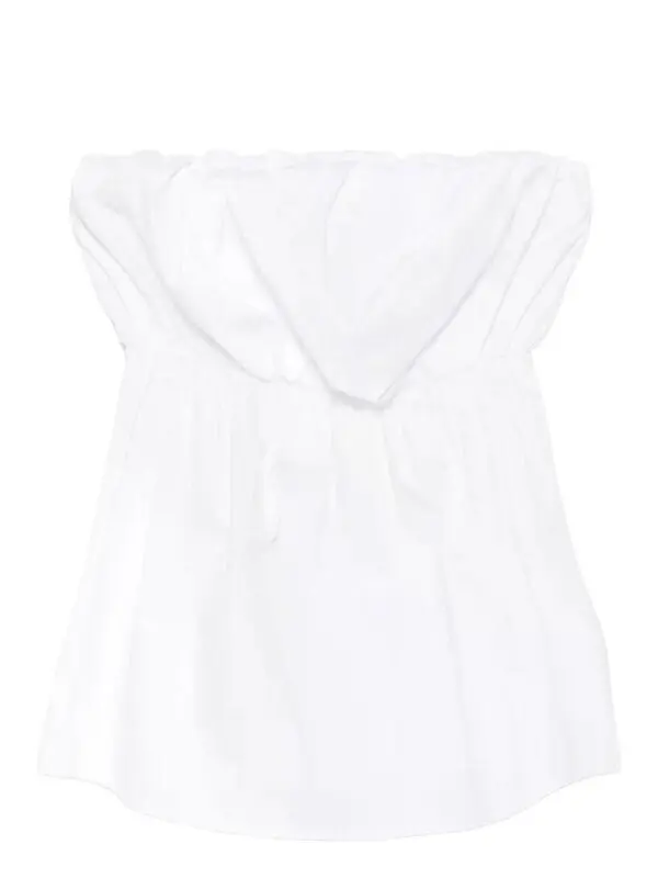 THE M Strapless Top - White