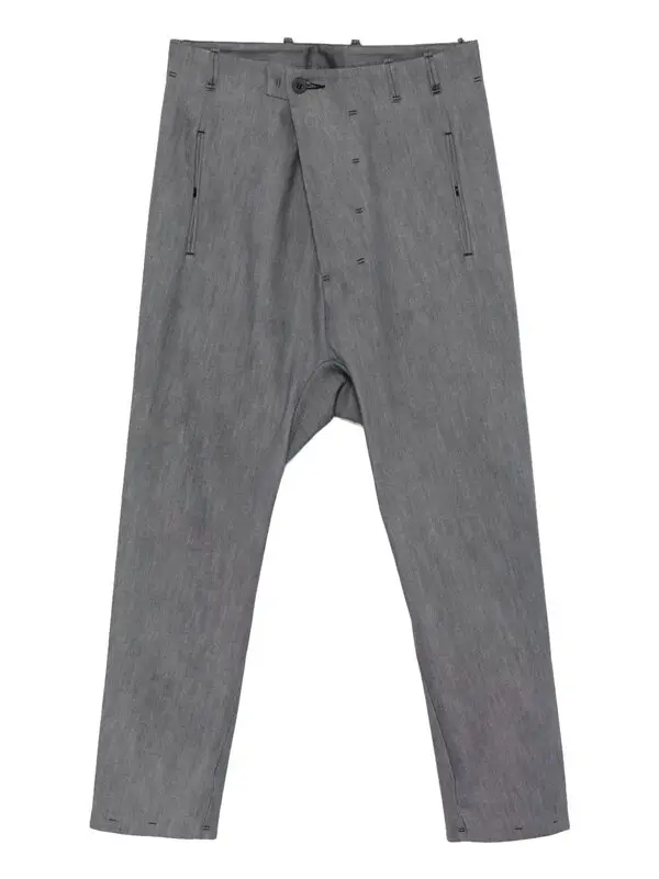 Boris Bidjan Saberi Asymmetric Trousers - Grey