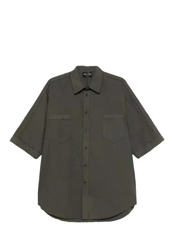 Andrea Ya'aqov Cotton Shirt - Brown