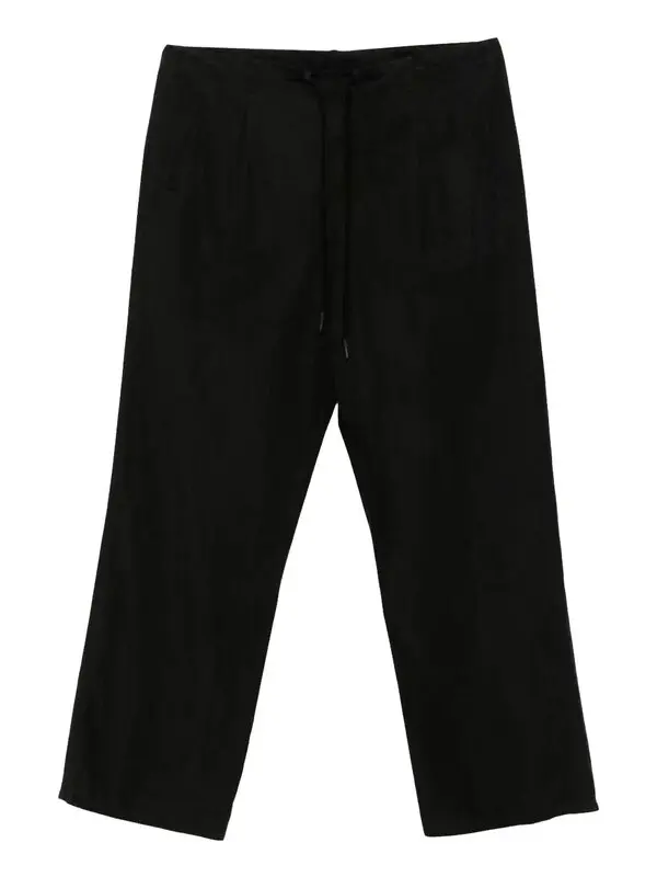 Andrea Ya'aqov Drawstring Trousers - Black