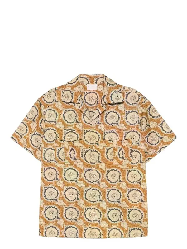 Drole De Monsieur La Chemise Paisley Shirt - Yellow
