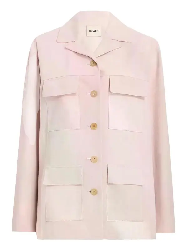 Khaite Morsson Button-up Jacket - Pink