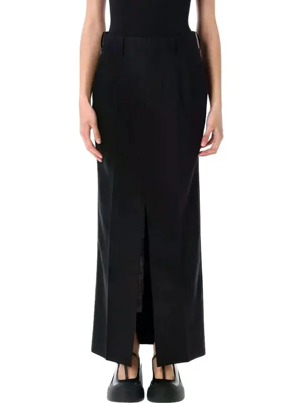 Junya Watanabe High-waisted Skirt - Black