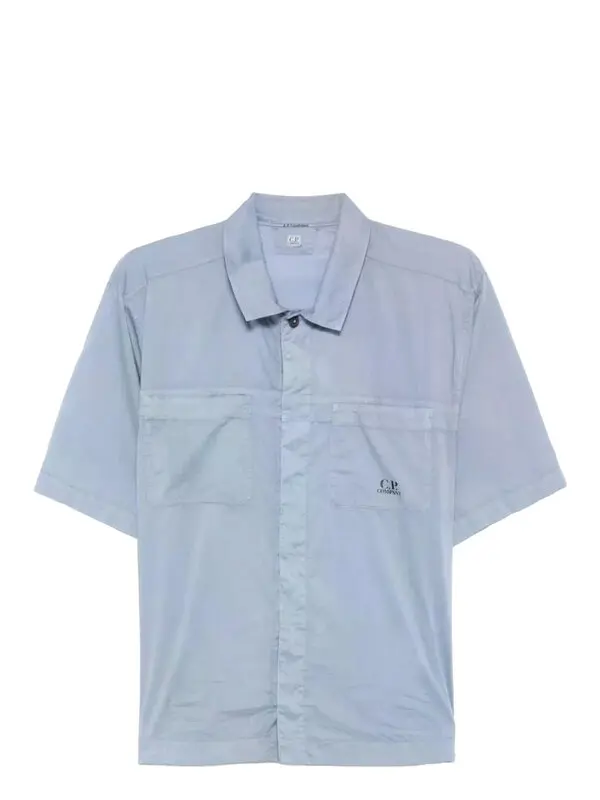 C.P. COMPANY Logo-print Shirt - Purple