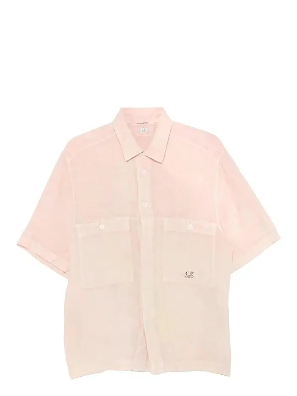 C.P. COMPANY Linen Shirt - Pink