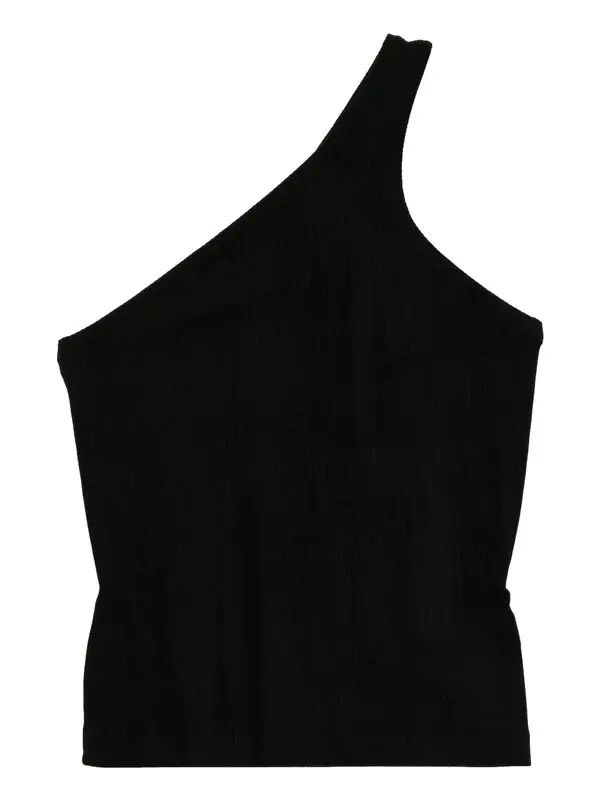 AGOLDE Fine-ribbed Top - Black