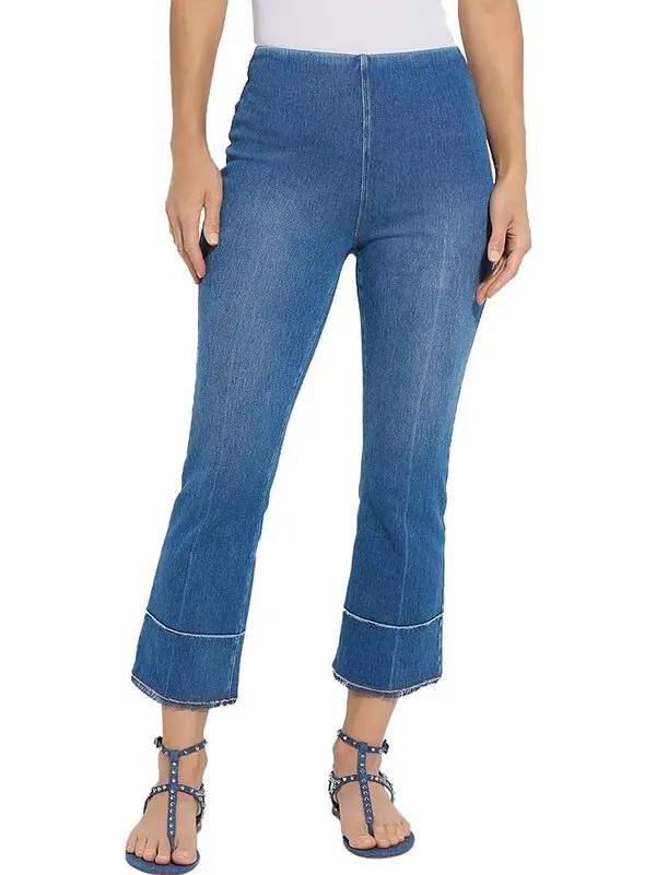 Lyssé Dara High-rise Crop Jeans - Mid Wash