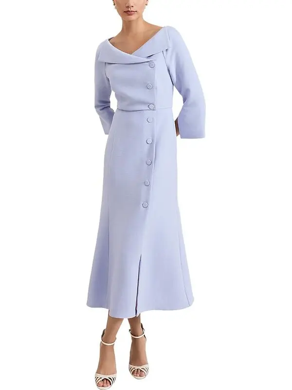 PHASE EIGHT Sienna Tux Dress - Pale Blue
