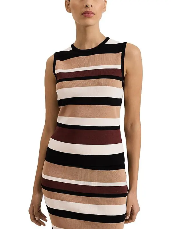 PHASE EIGHT Louisa Striped Top - Neutral