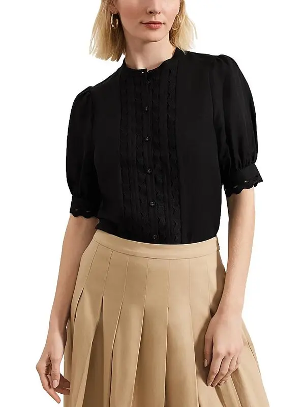 PHASE EIGHT Ottilie Blouse - Black