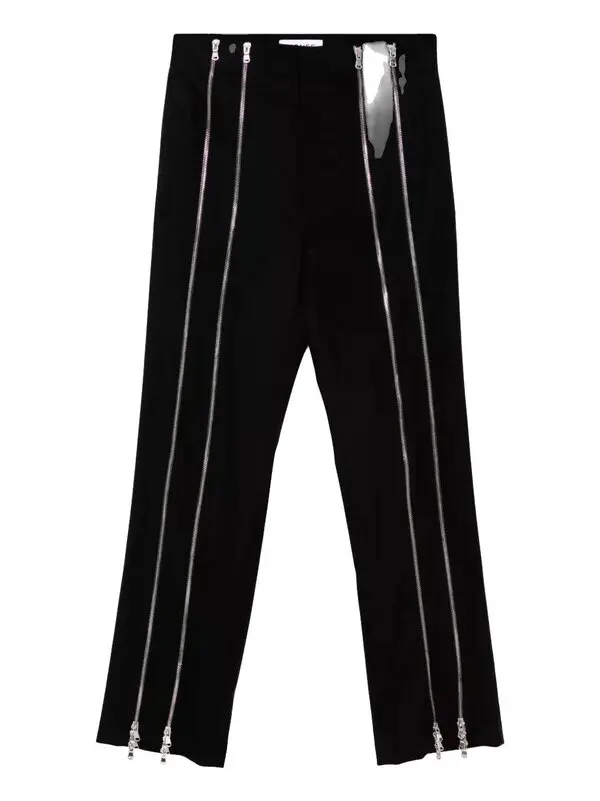 Monse Zipped Tailored Trousers - Black