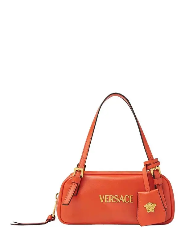 Versace Tag Bowling Mini Bag - Orange