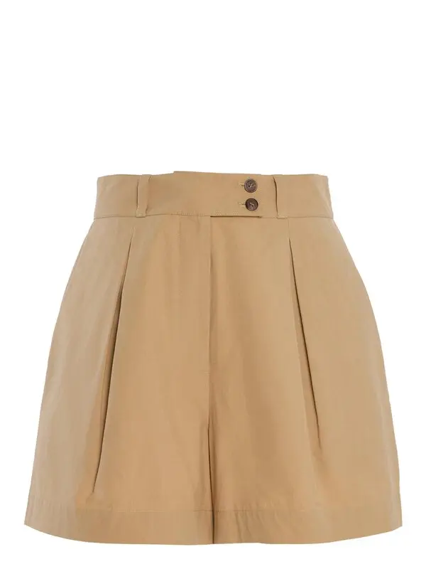 Jenni Kayne Newport Cotton Shorts - Neutral
