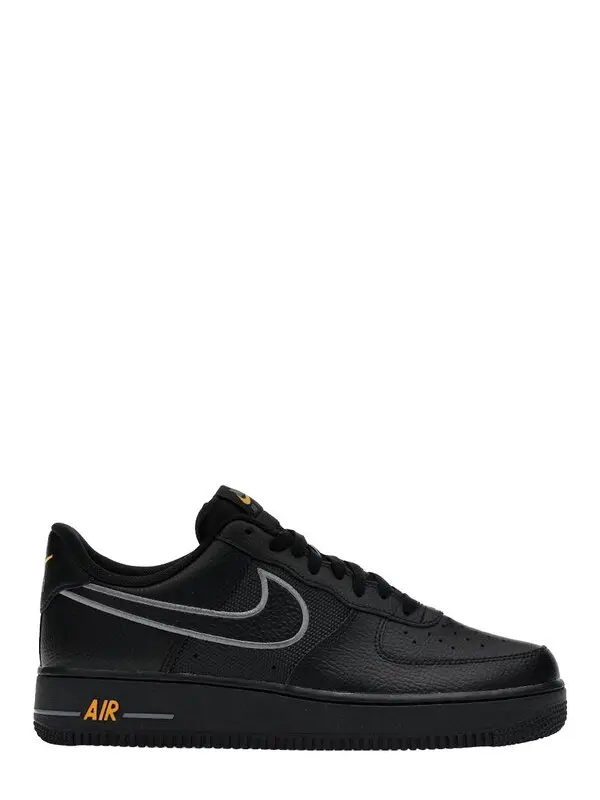 Nike Air Force 1 Low Sneakers - Black/laser Orange/metallic Silver