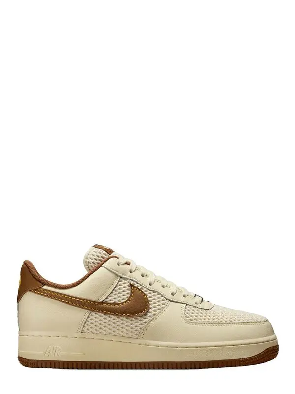 Nike Air Force 1 Low '07 Lv8 Sneakers - Coconut Milk/canyon Gold/light British Tan