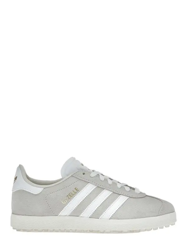 Adidas Gazelle Spikeless Golf Sneakers - Alumina/cloud White/gold Metallic