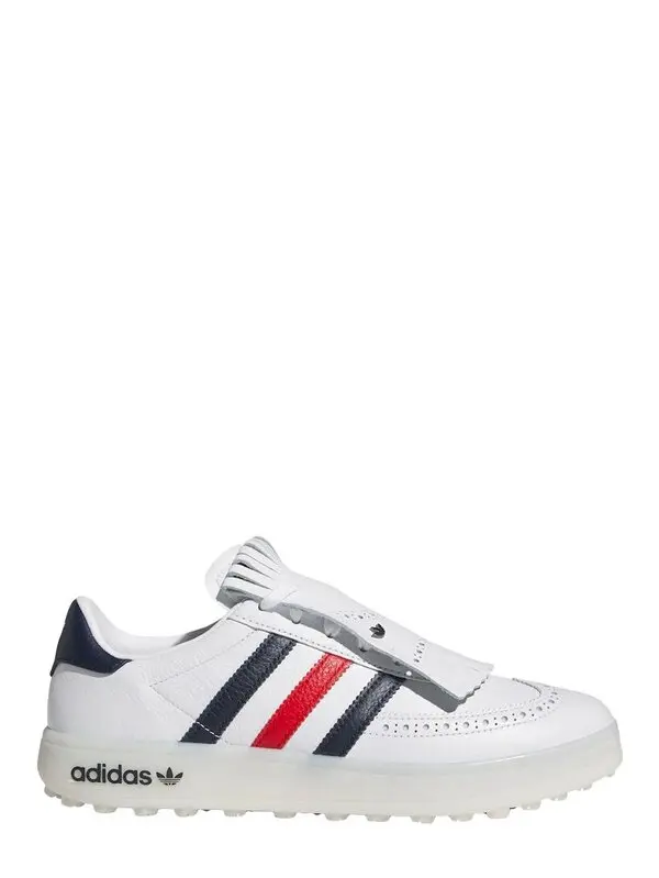 Adidas Coursecup Spikeless Golf Sneakers - Cloud White/night Indigo/better Scarelet Red