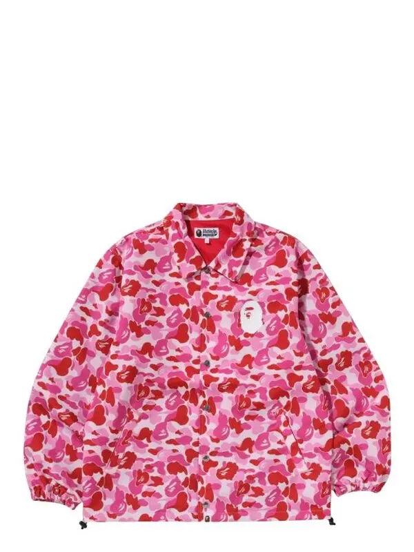 BAPE Abc Camo Coach Jacket - Pink