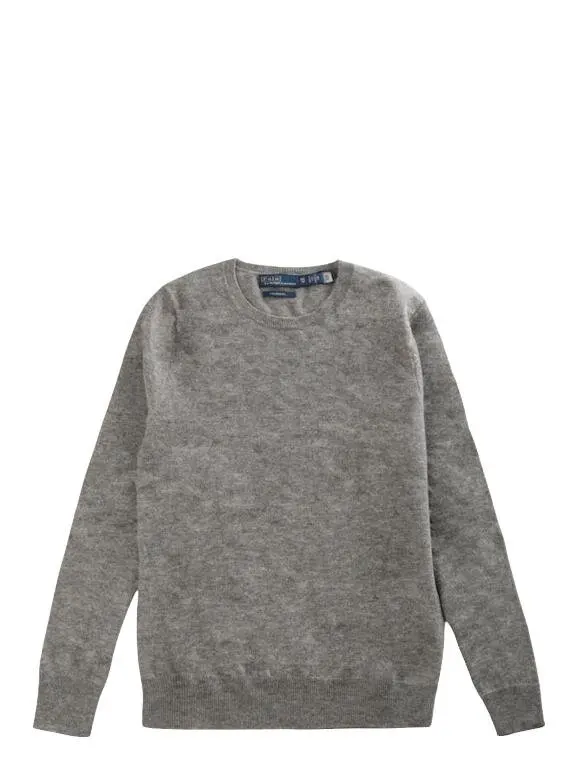 Polo Ralph Lauren Cashmere Long Sleeve Pullover - Battalion Grey Heather