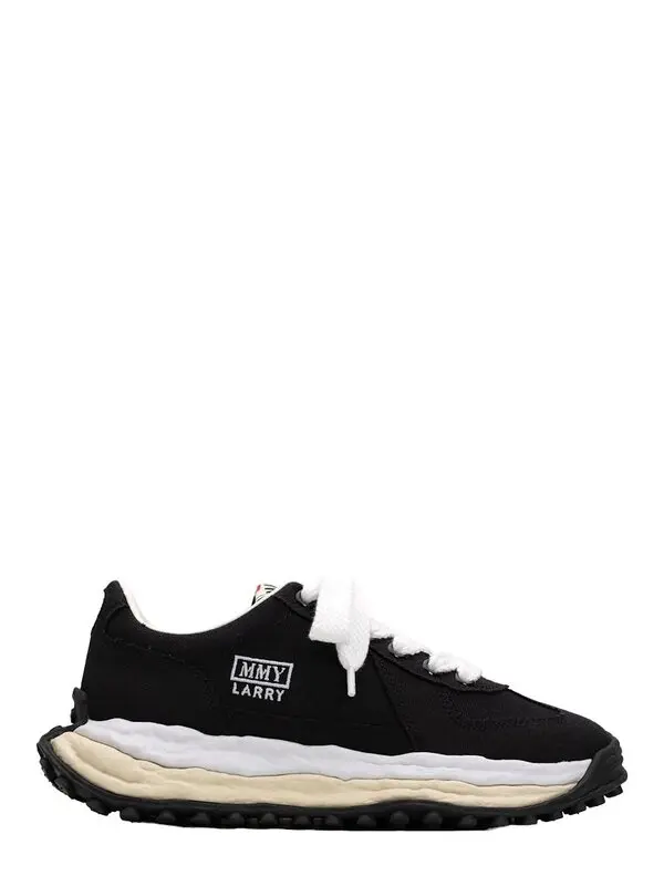 Mihara Yasuhiro Larry Og Sole Canvas Low Sneakers - Black