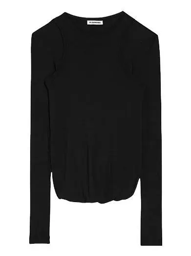 JIL SANDER Longsleeve Shirt - Black