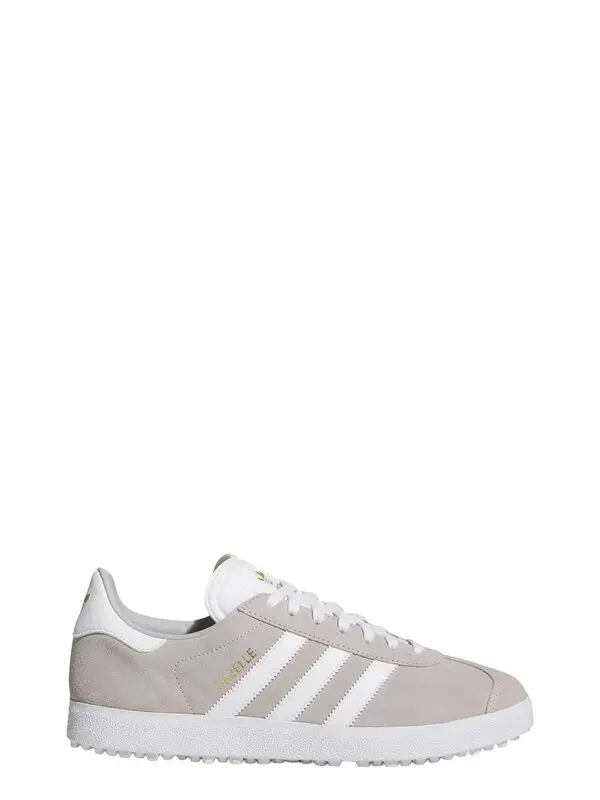 Adidas Gazelle Spikeless Golf Sneakers - Grey Two/cloud White/gold Metallic
