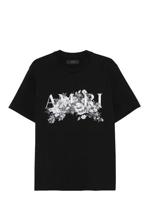 Amiri Garden Tee Shirt - Black